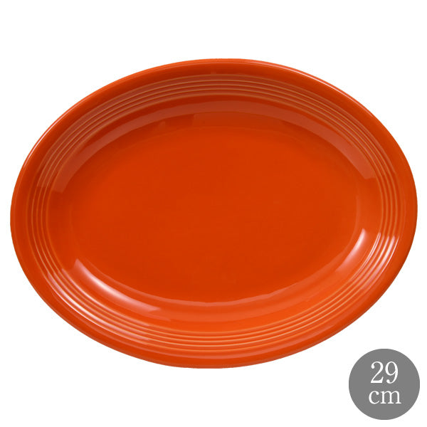 TUXTON タクストン Concentrix オレンジパパイヤ 29cm オーバルプレート コンセントリクス – THE HARVEST ONLINE